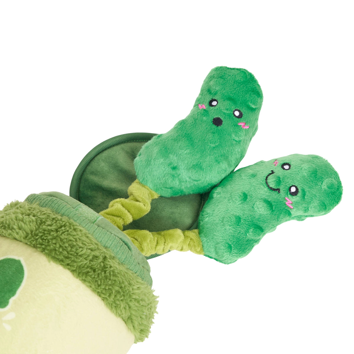 Peluche interactive pot de cornichon - Zippy Paws | Thunder's Treasures